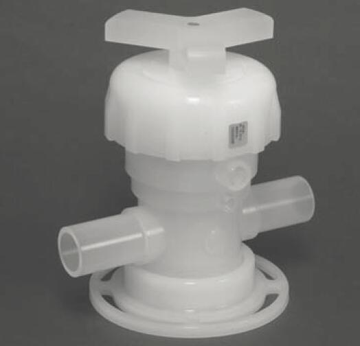 Parker派克 PFA 阀 | PFA Valves | UHP 超高纯 PFA 手动隔膜 (3/4") 2 通阀 – MV-16系列 UHP PFA Manual Diaphragm (3 ...